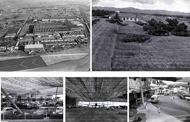During WWII the US camouflaged over the entire Lockheed Aircraft plant ...