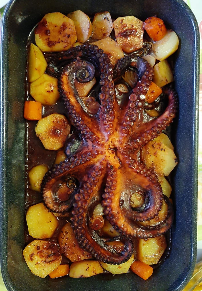 Octopus from the oven 🐙 - 9GAG