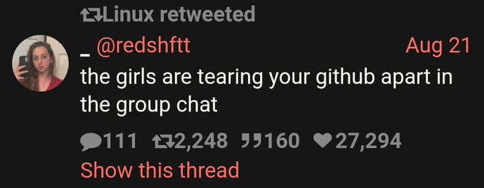 When she sees your commit history - 9GAG