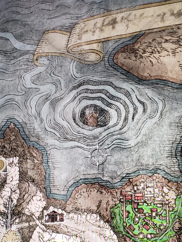 Anyone know what this big whirlpool spot with a rock coming out of it ...