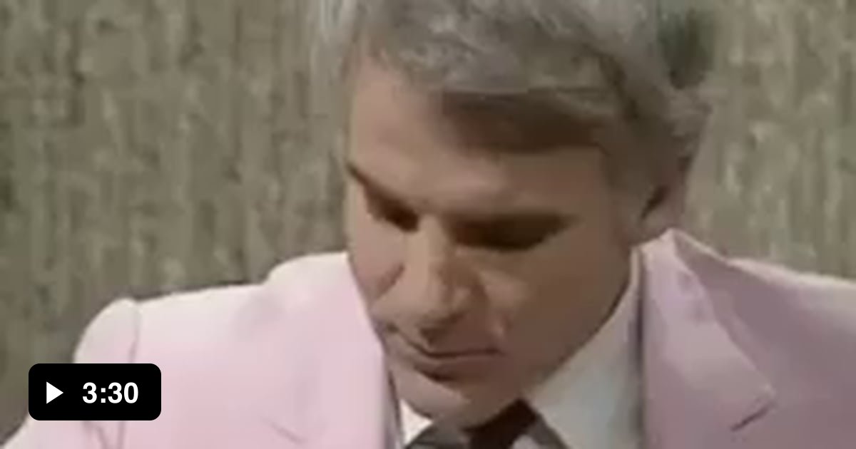 Steve Martin doing magic and explaining comedy in 1979 - 9GAG