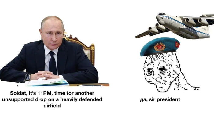 POV: you're about to go on a VDV exercise in ukraine - 9GAG