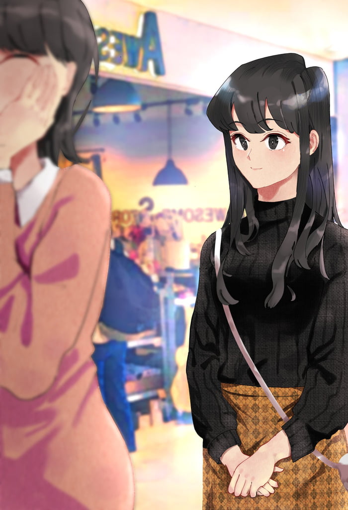 Komi-san and her mom - 9GAG