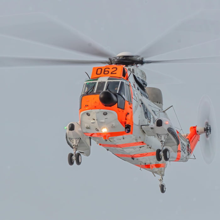 One of the last Sea King SAR helicopters still in active service in ...