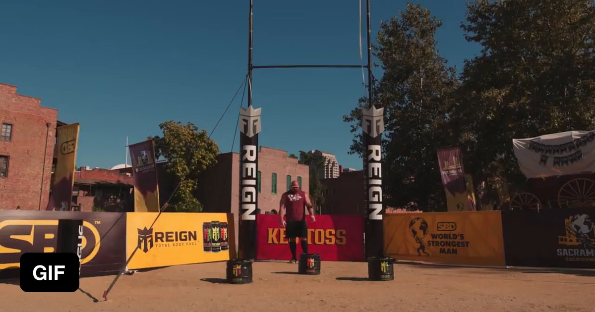 Brian Shaw, 4-time World's Strongest Man, breaks the record in the keg ...