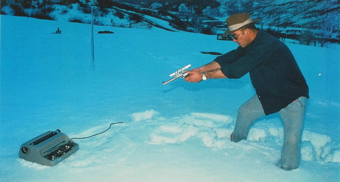 Aspen, Colorado. 1989. Hunter S. Thompson, the author of “Fear and ...