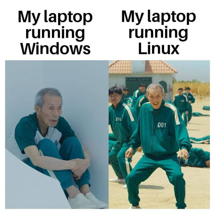 Windows vs Linux - 9GAG