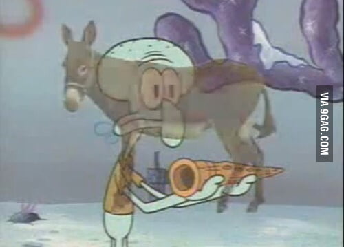 That moment when the writers of Spongebob called Squidward a jackass in ...