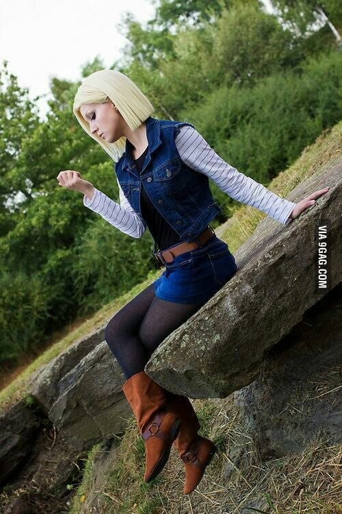 Android 18 in real life - 9GAG