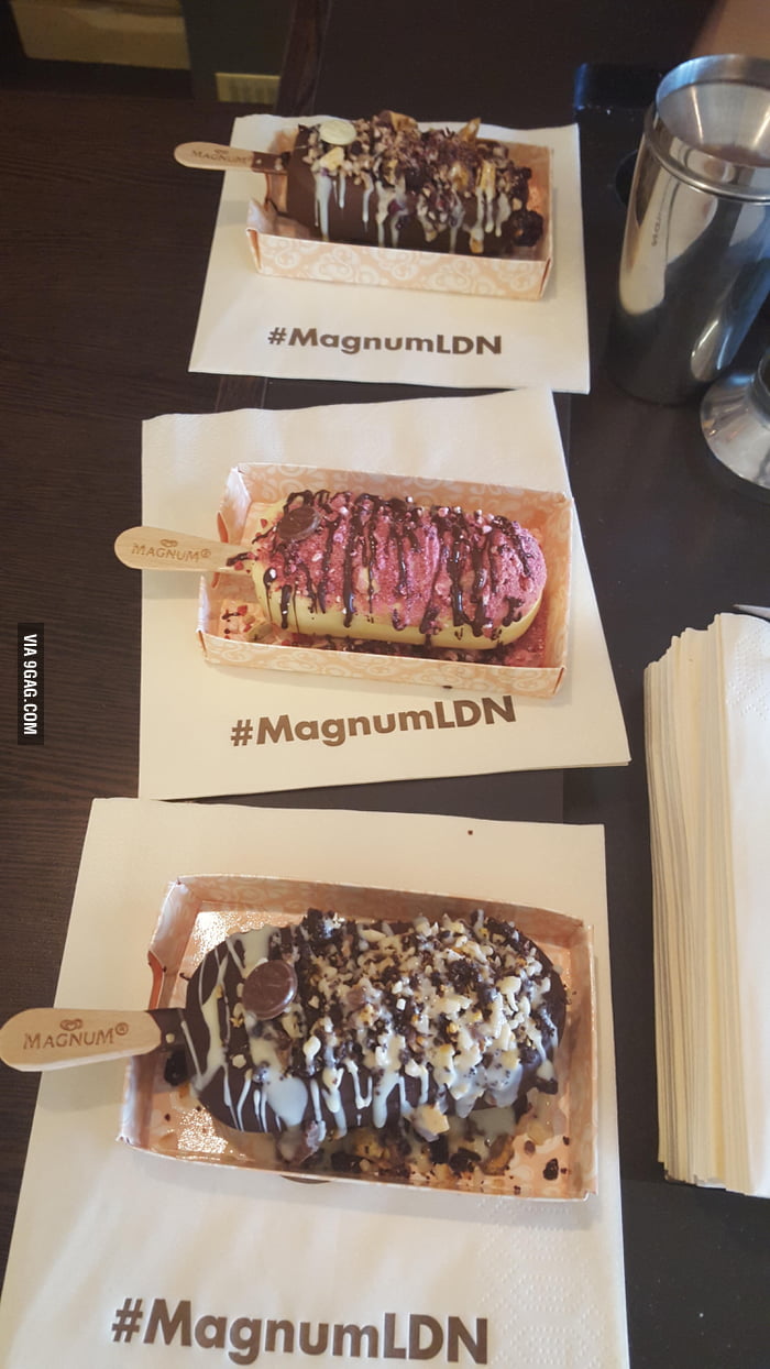 Custom Magnum ice creams, London - 9GAG