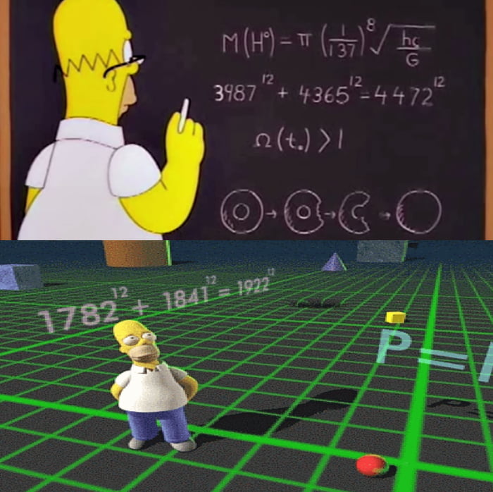 People are simping over Rick and Mortys super thoeries, yet Homer ...