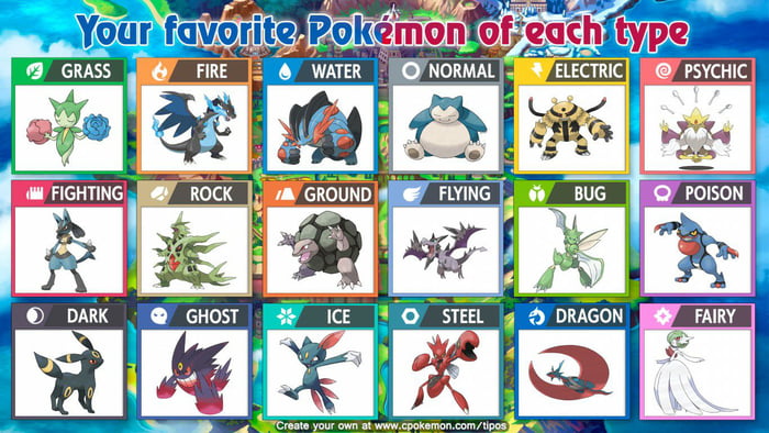 Visit " cpokemon " and create your own favourite pokemons lists , here ...