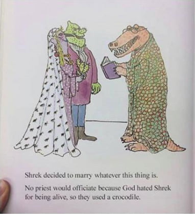 Shrek was inspired by 1990 novel Shrek by William Steig - 9GAG