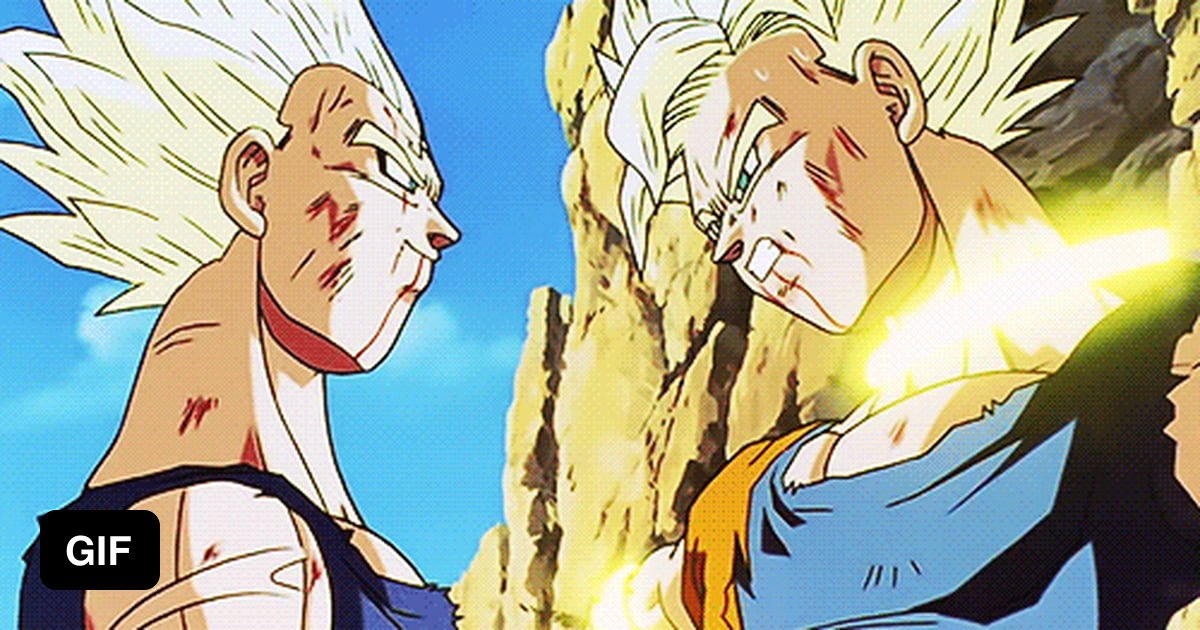 Vegeta slaps Goku - 9GAG