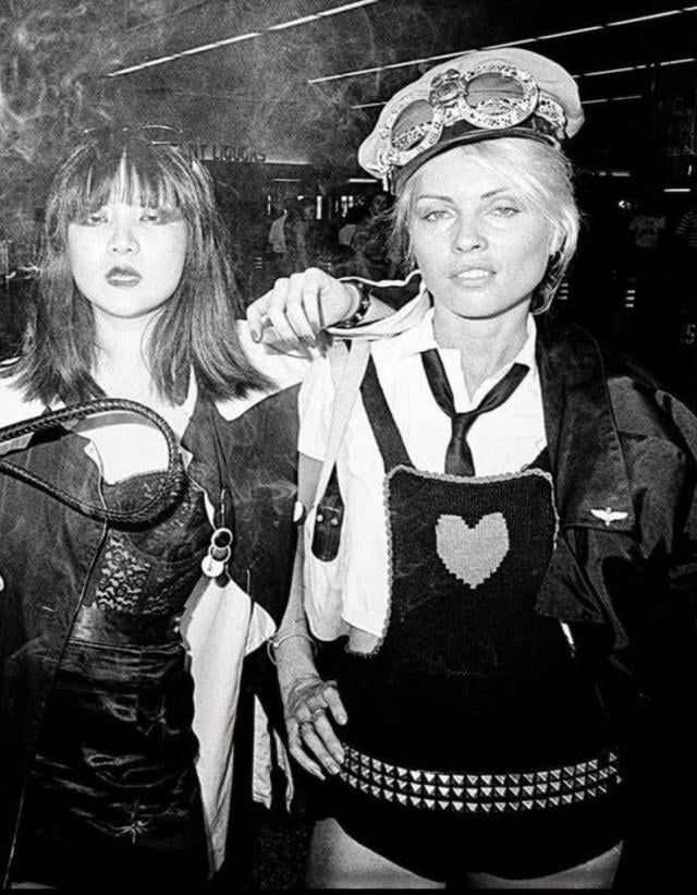 Debbie Harry and Anya Phillips headed to a punk show on the Staten ...