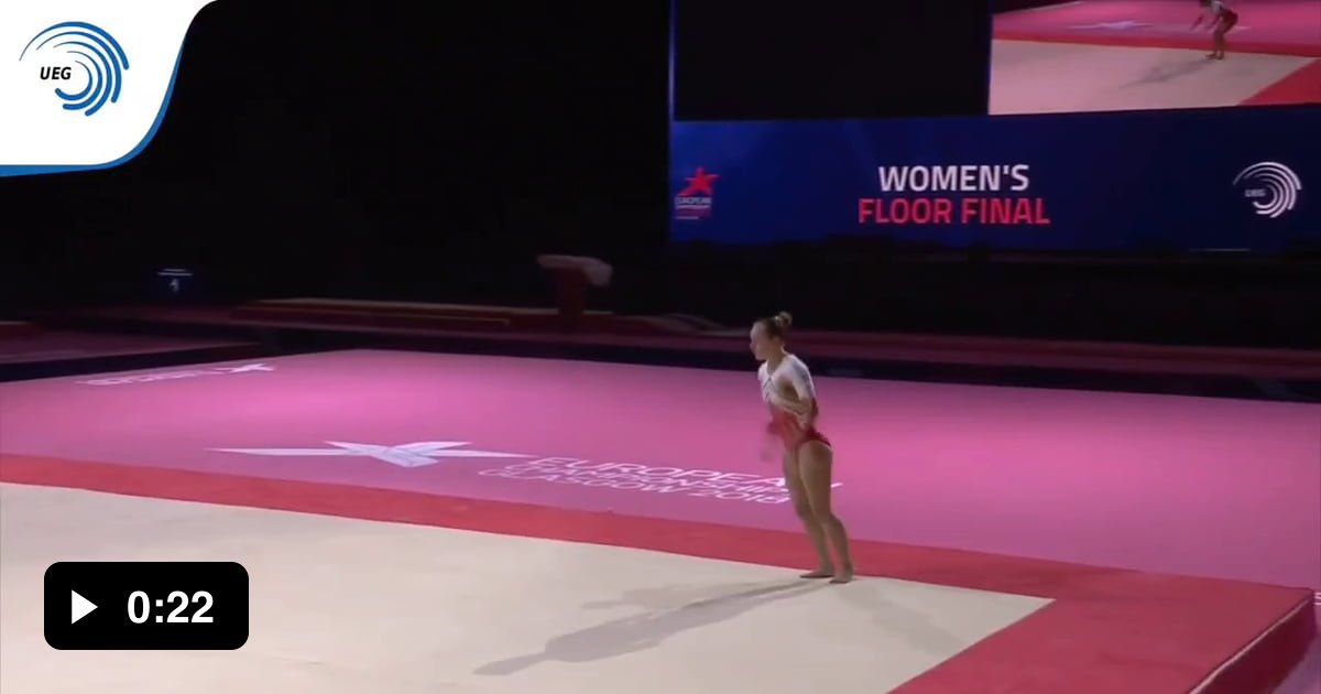Belgium artistic gymnastics floor routine choreography - 9GAG