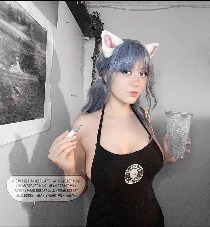 @keziapetrine take on the Starbucks apron meme^^ - 9GAG