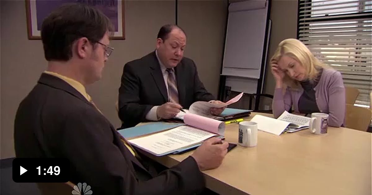 Random clip of the Office. #94 (S06,E25) - 9GAG