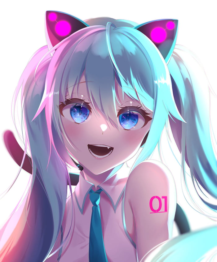 Neko Miku-chan - 9GAG