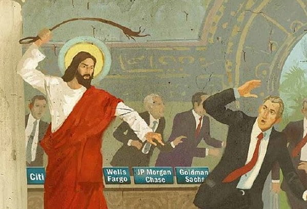 John 2:15: Jesus hand-crafts a Whip, then Flips Tables to chase out ...