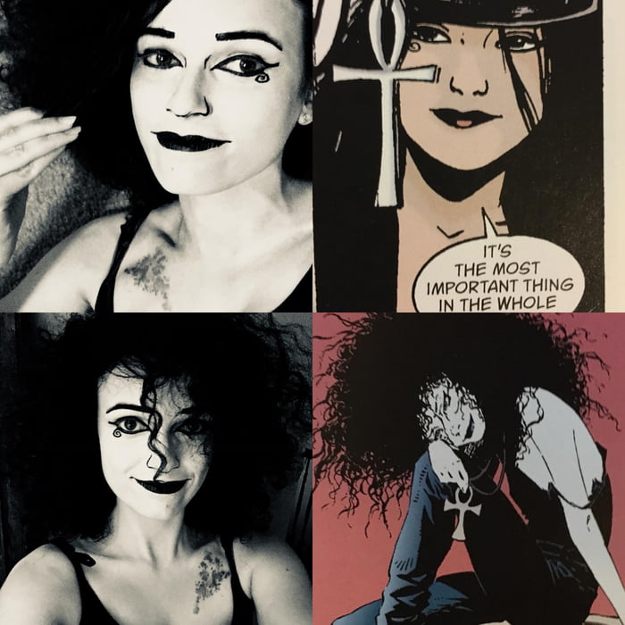 Death - The Sandman Series (makeup test) - 9GAG