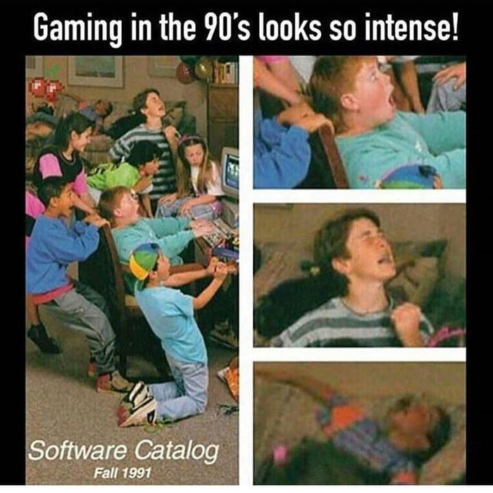 90's Gamer Moment - 9GAG