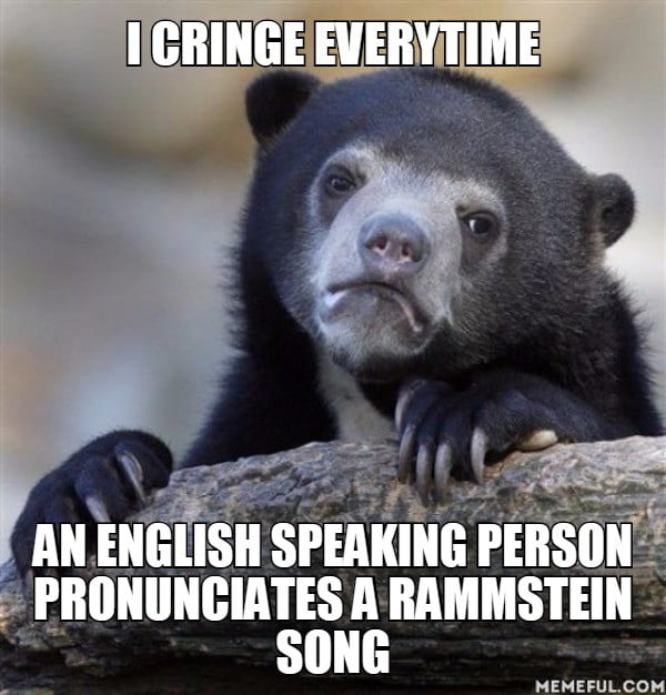 I Can t Speak German But At Least I Try To Say The Song s Names