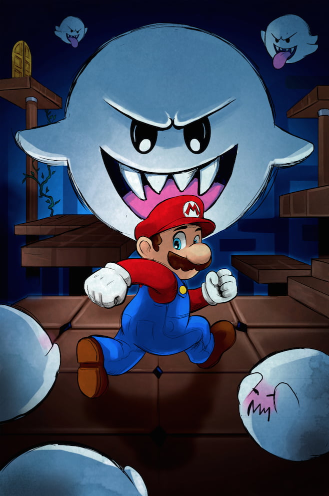 Mario in the ghost castle - 9GAG