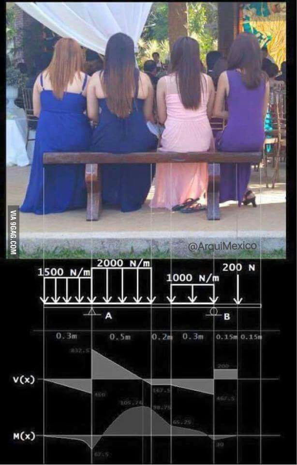 Only Civil Engineers will understand..and calculate load. - 9GAG
