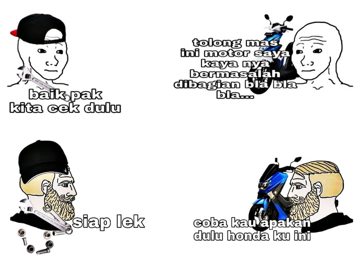 Honda merek mio lek - 9GAG