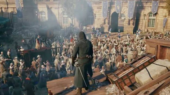Can we appreciate how impressive AC Unity graphically for a 2014 title ...