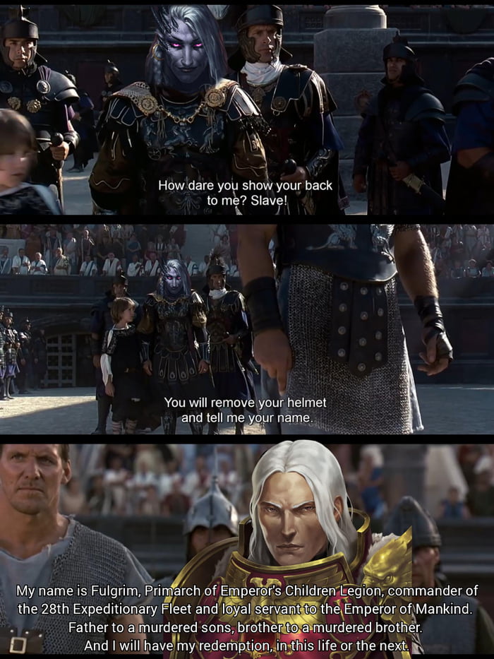 CloneGrim and DaemonGrim but that's Gladiator reference... - 9GAG