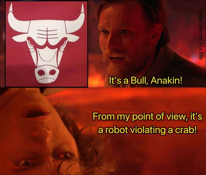 Bull/robot hurting a crab - 9GAG