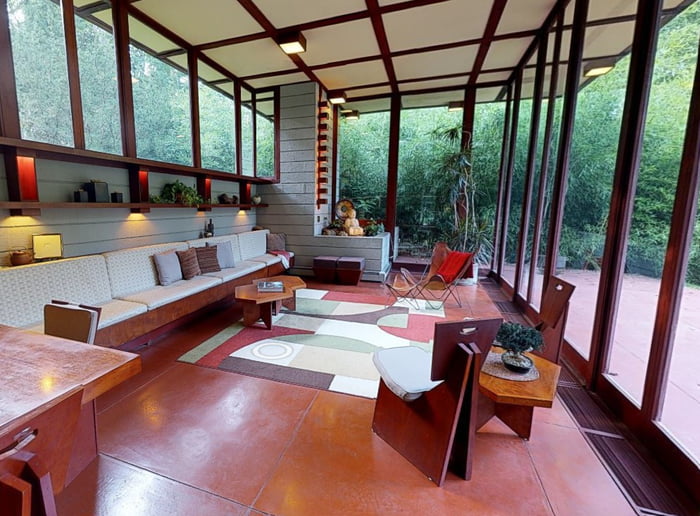 Frank Lloyd Wright's Louis Penfield House, Willoughby Hills, Ohio ...