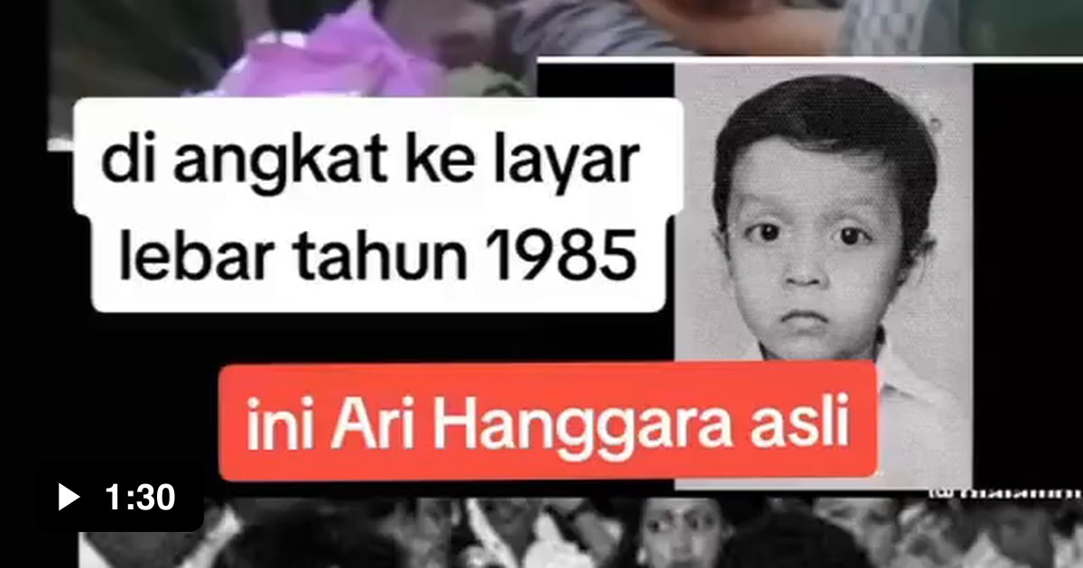 Arie Hanggara Film - Base on true story, 1985 - 9GAG