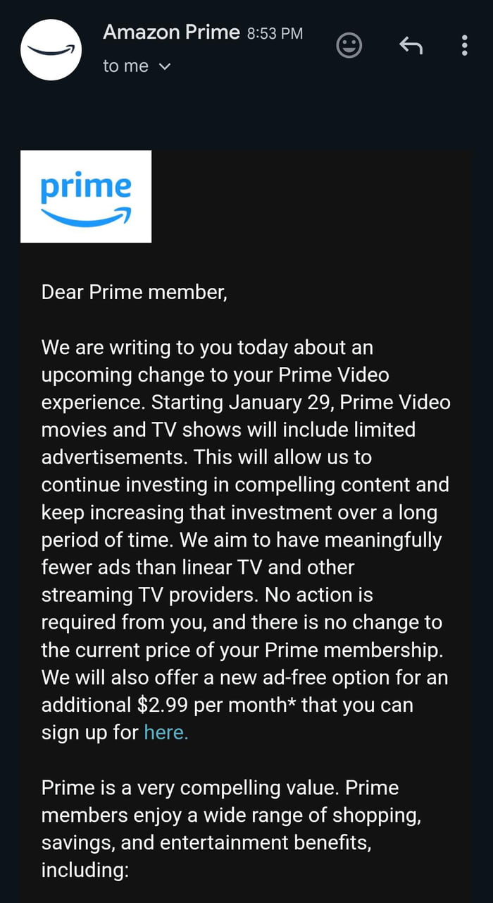 Amazon now with ads - 9GAG