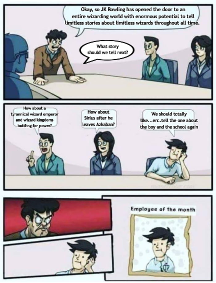 So they graduate wizard high school and their lives are never interesting again? - 9GAG
