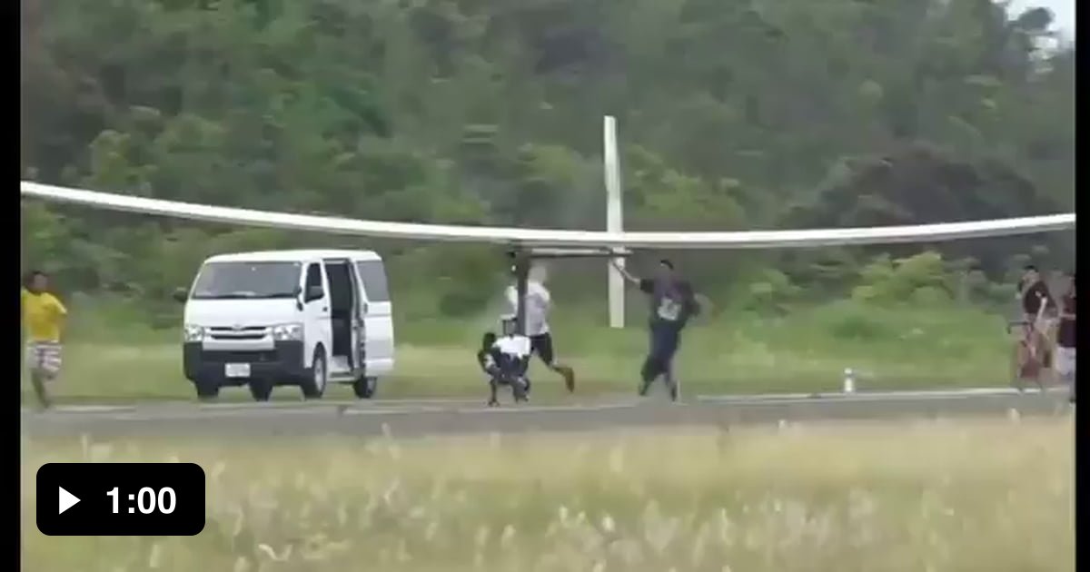 This is a flying cycle, a plane that takes flight on paddling.. - 9GAG