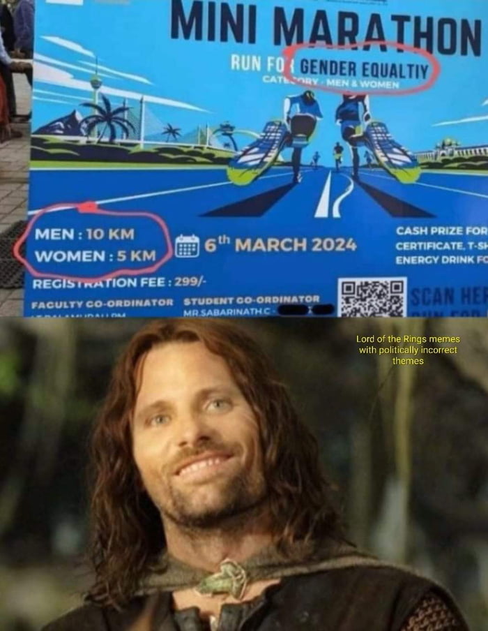 Dwarves should run 5k, they are very dangerous on short distances - 9GAG