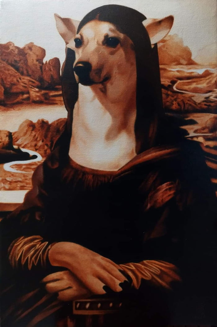 Doggo Lisa, such wow! - 9GAG