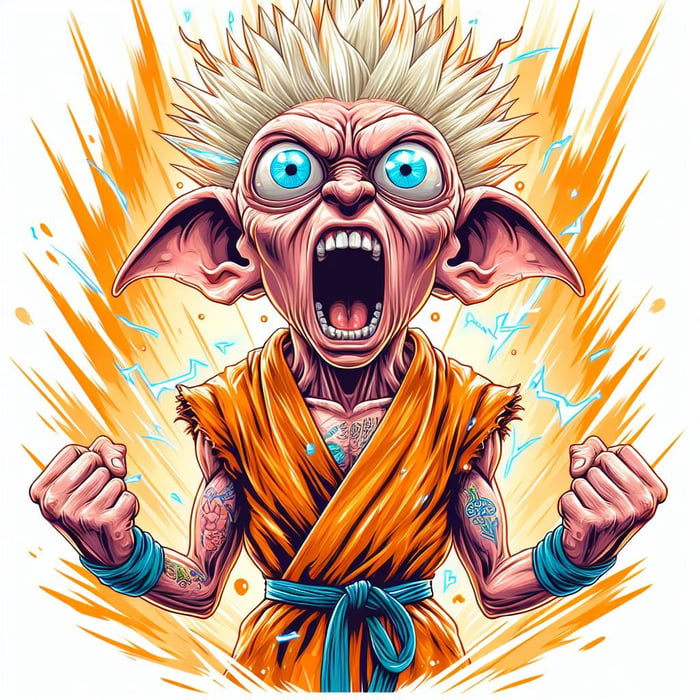 Super Saiyan Dobby the house elf - 9GAG