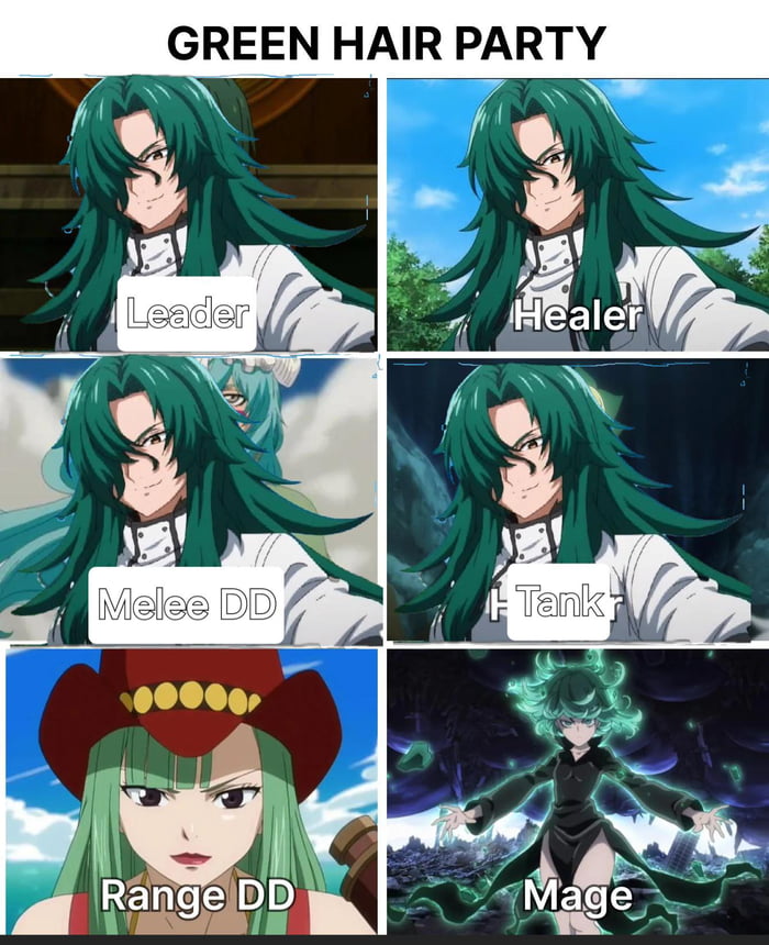 Green Hair Party (minor correction) - 9GAG