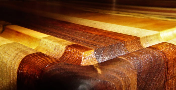 Scrap wood cutting board - 9GAG