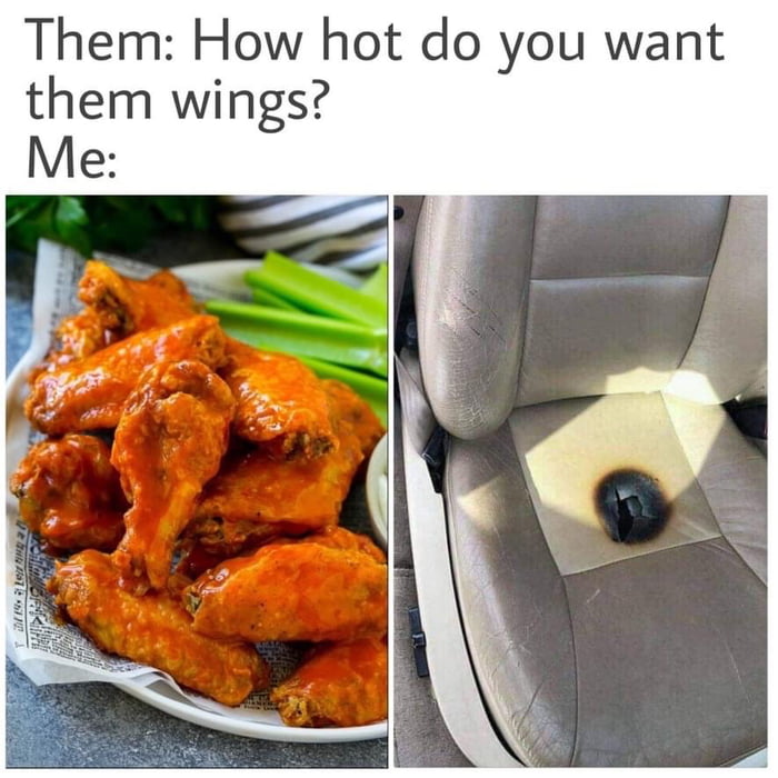 Correct wing hotness - 9GAG