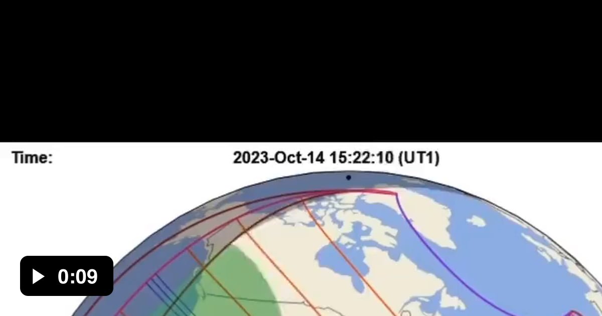 In less than 10 days, on October 14, an annular solar eclipse will ...
