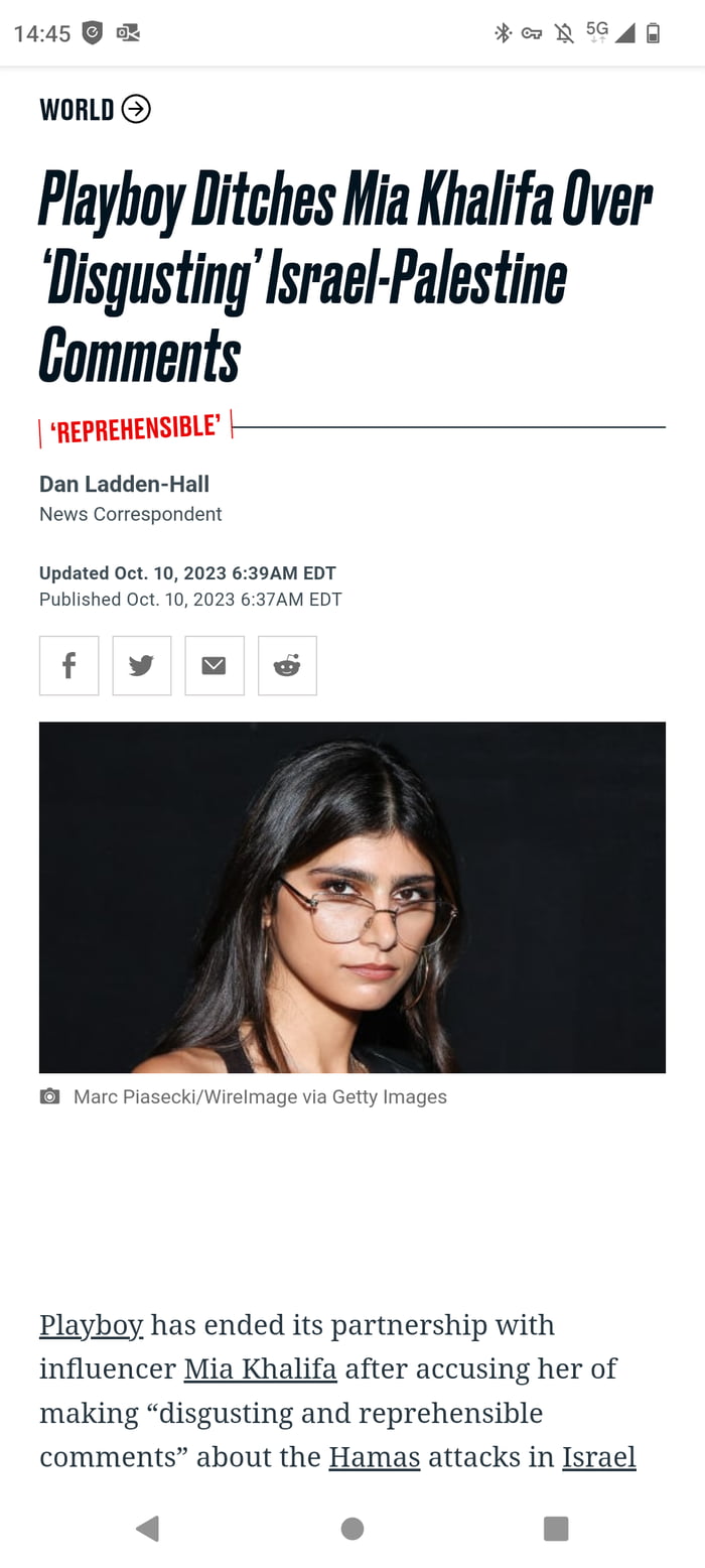 Playboy says bye to Mia Khalifa - 9GAG