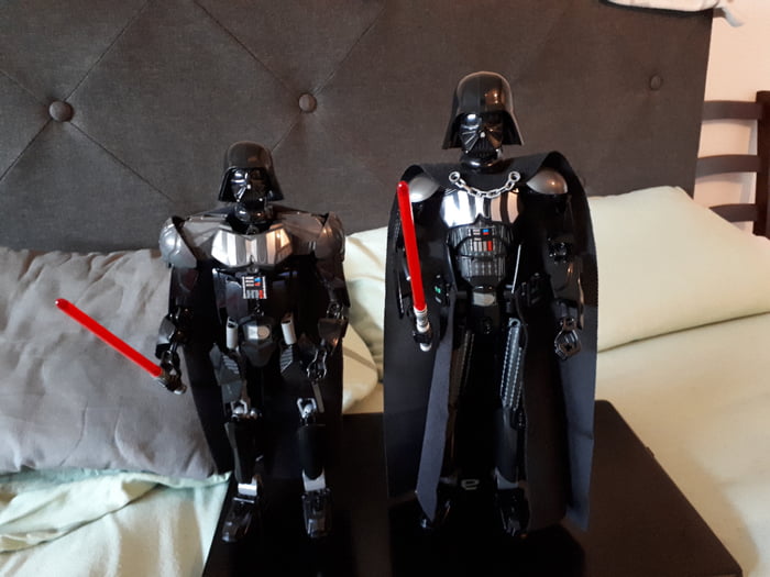 The proportions of the 75111 buildable Vader look so comical compared ...