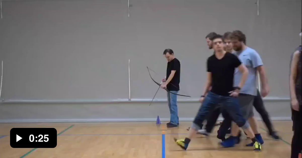 Lars Andersen Curving an Arrow - 9GAG