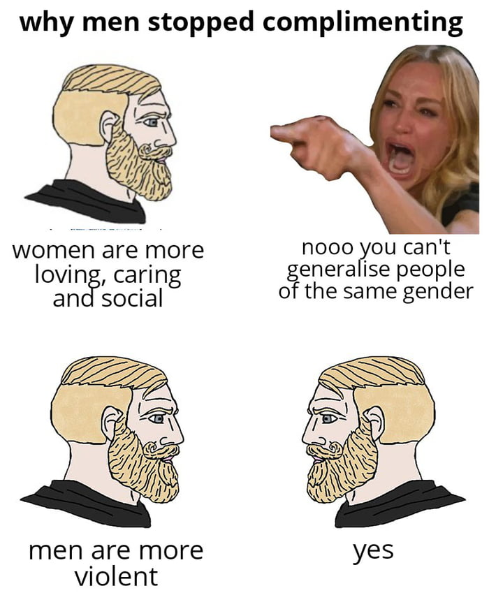 On a general level there are differences, and I'm not sorry to tell you. - 9GAG