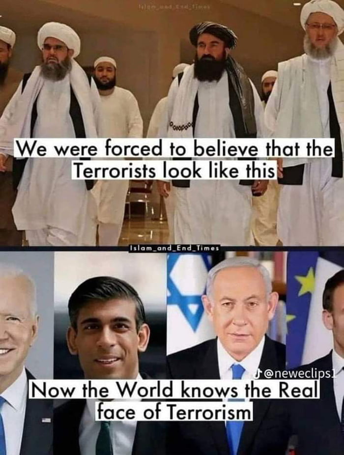 Take a look at their history, and you would know who the terrorist is ...
